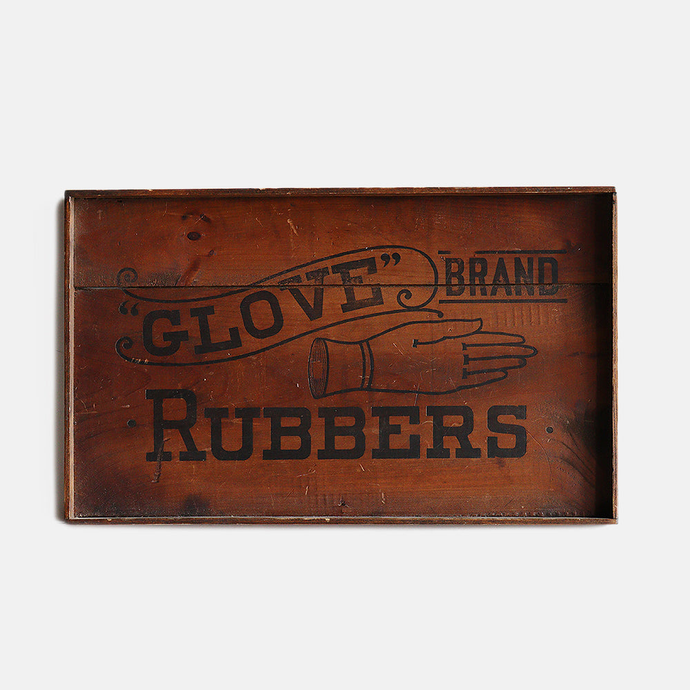 ANTIQUE "GLOVE RUBBERS" WOODEN SIGNBOARD – BURMA-SHAVE
